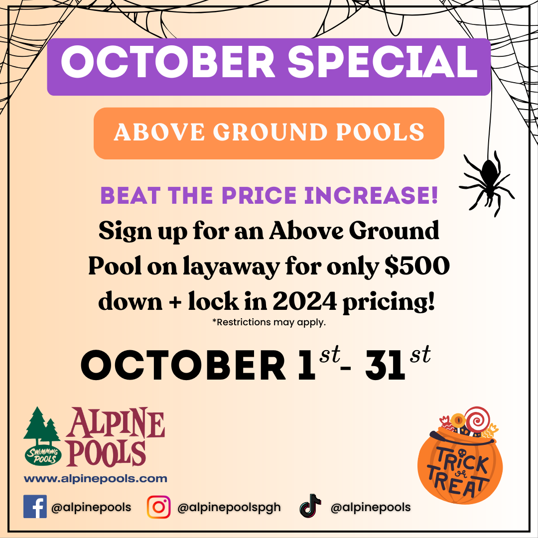 Specials – Alpine Pools: Pittsburgh's Largest Pool & Spa Dealer